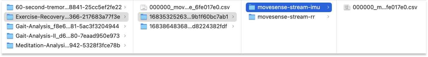 Movesense Data Format